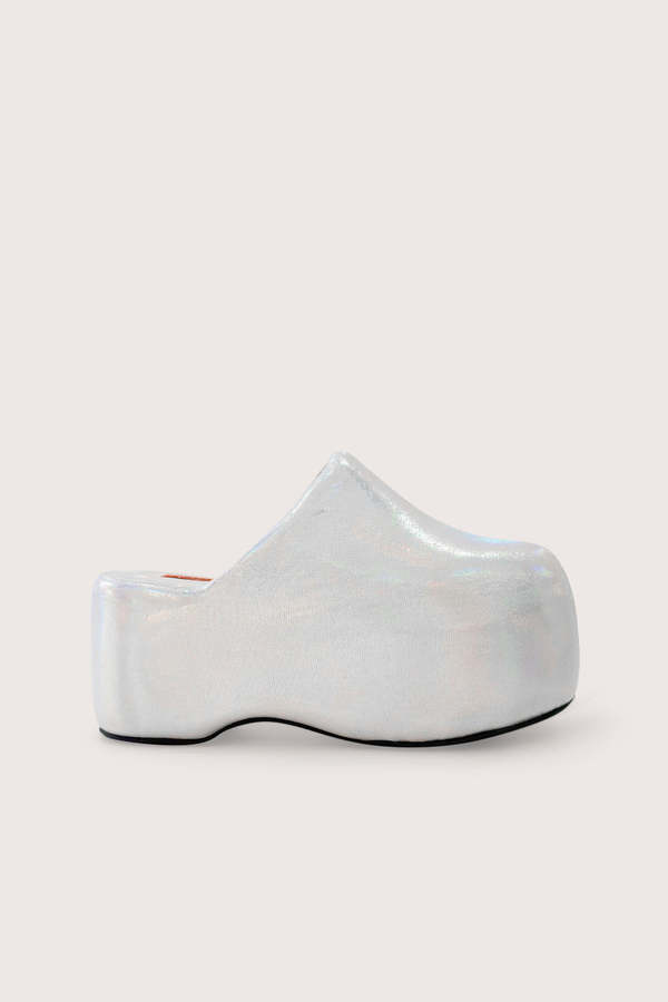 VEGAN FTW Platform Bubble Clog - Iridescent | Garmentory