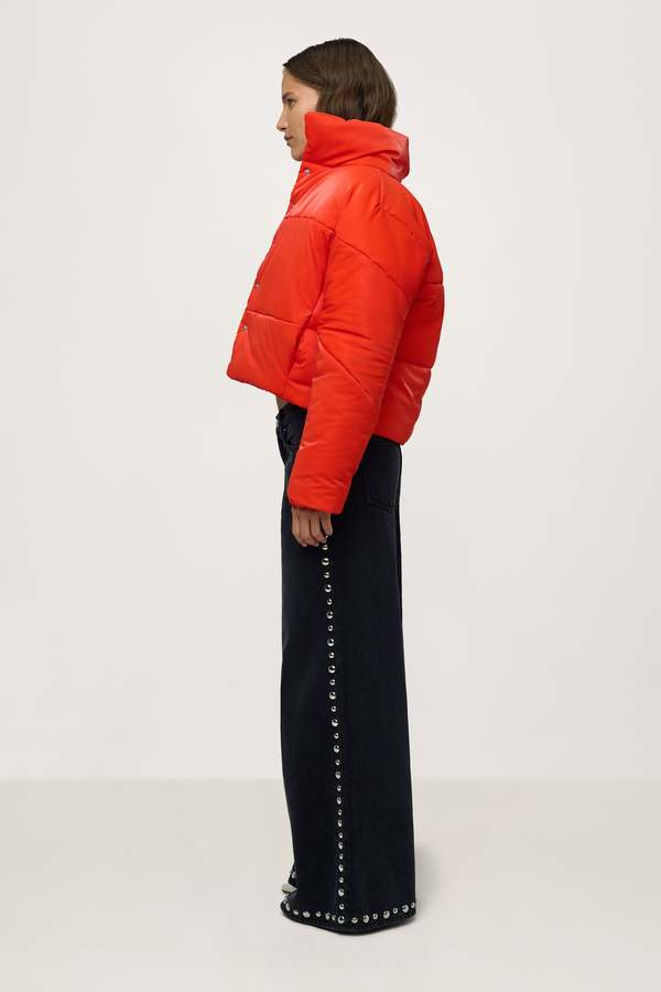 Simon Miller Puffy Puff Jacket - Mod Orange | Garmentory