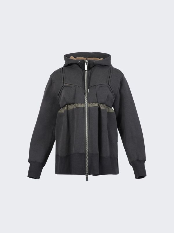 sacai Sponge Sweat Zip Up Blouson | Garmentory