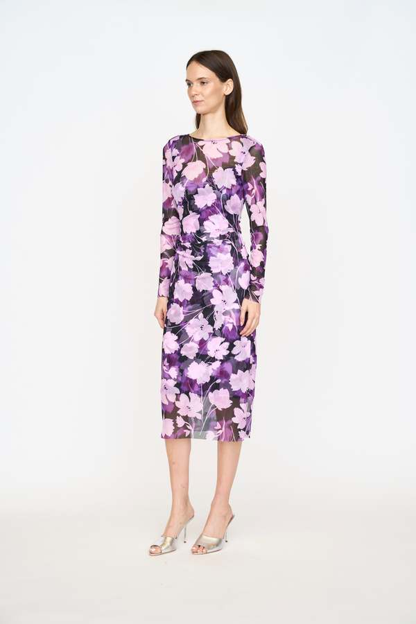 CHRISTY LYNN Aubrey Dress - Violet Shadow Flower | Garmentory