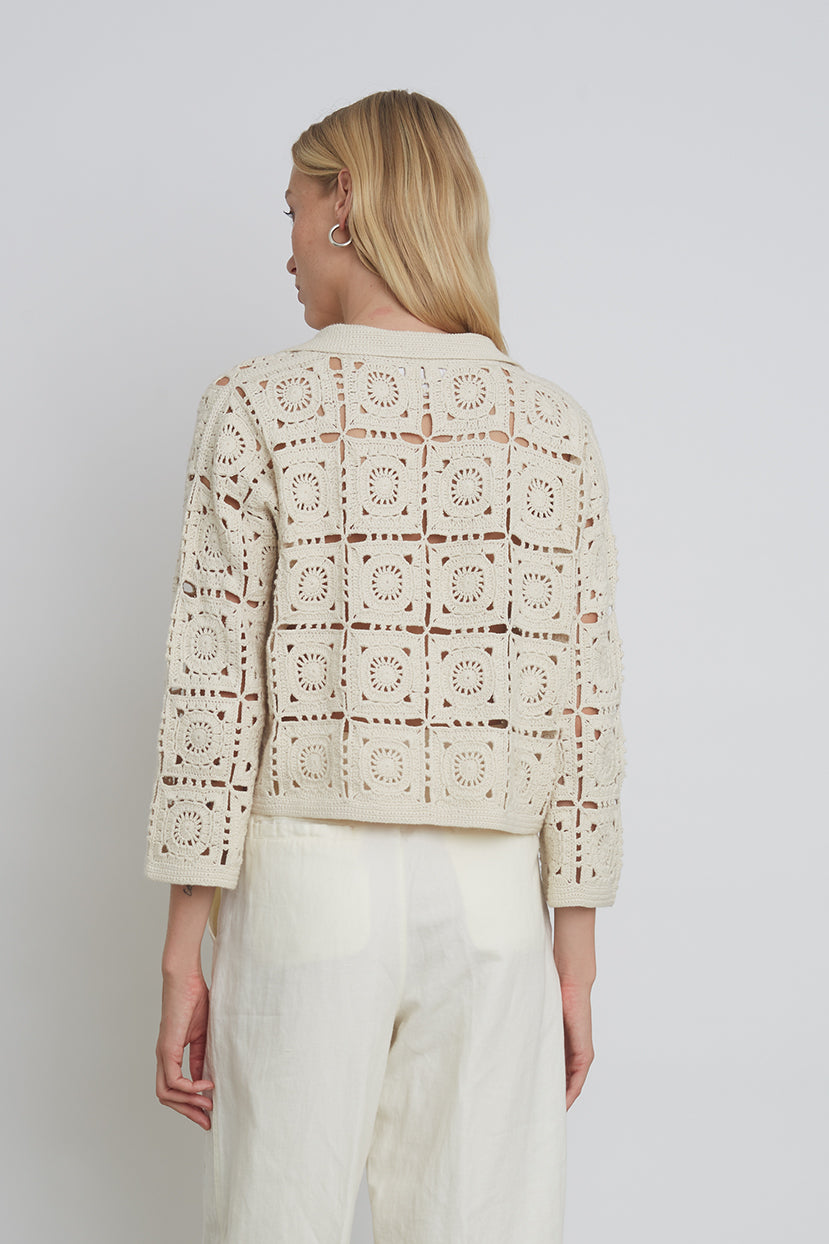 Eleven Six Tasha Crop Jacket - Ivory | Garmentory