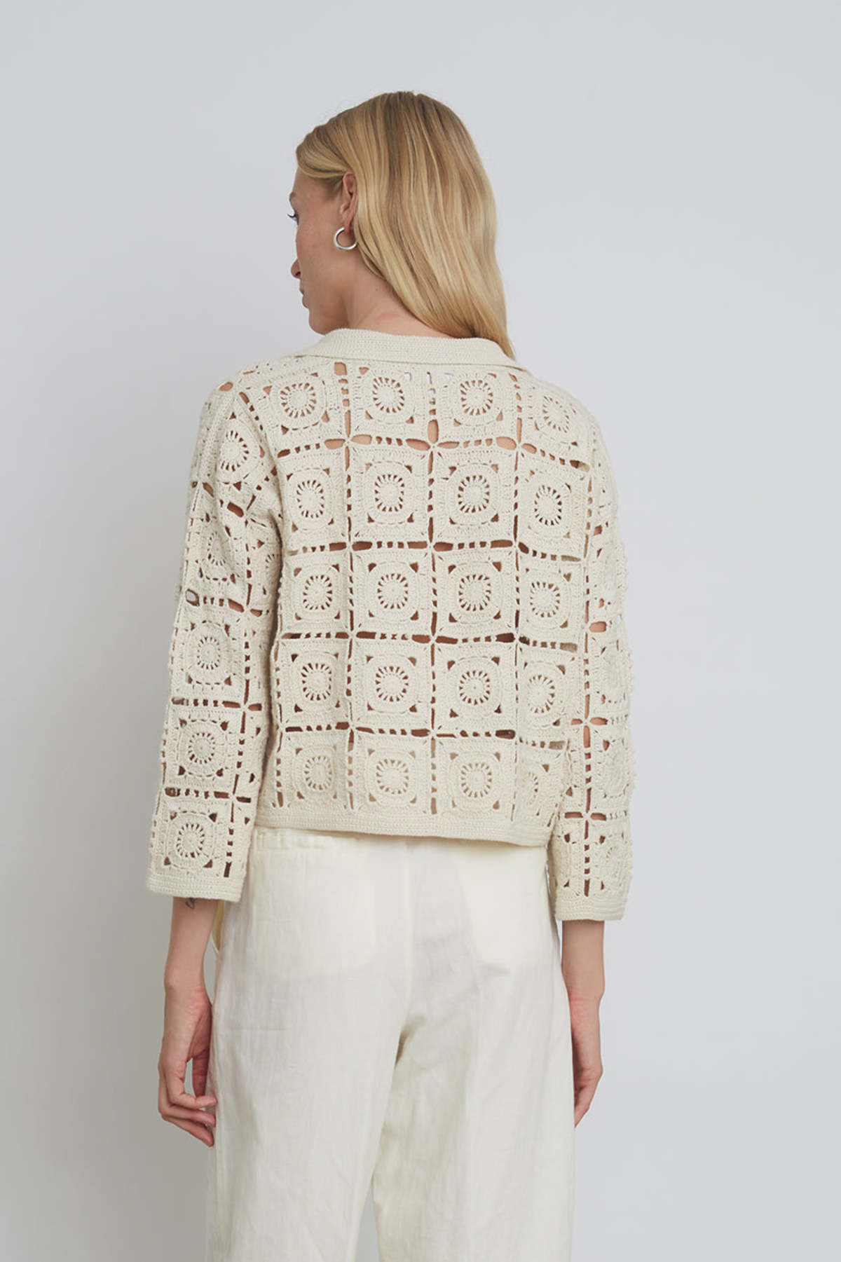 Eleven Six Tasha Crop Jacket - Ivory | Garmentory