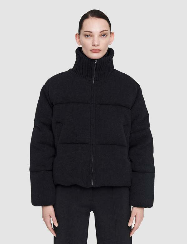 Joseph Wool Puffer Jacket - Black | Garmentory