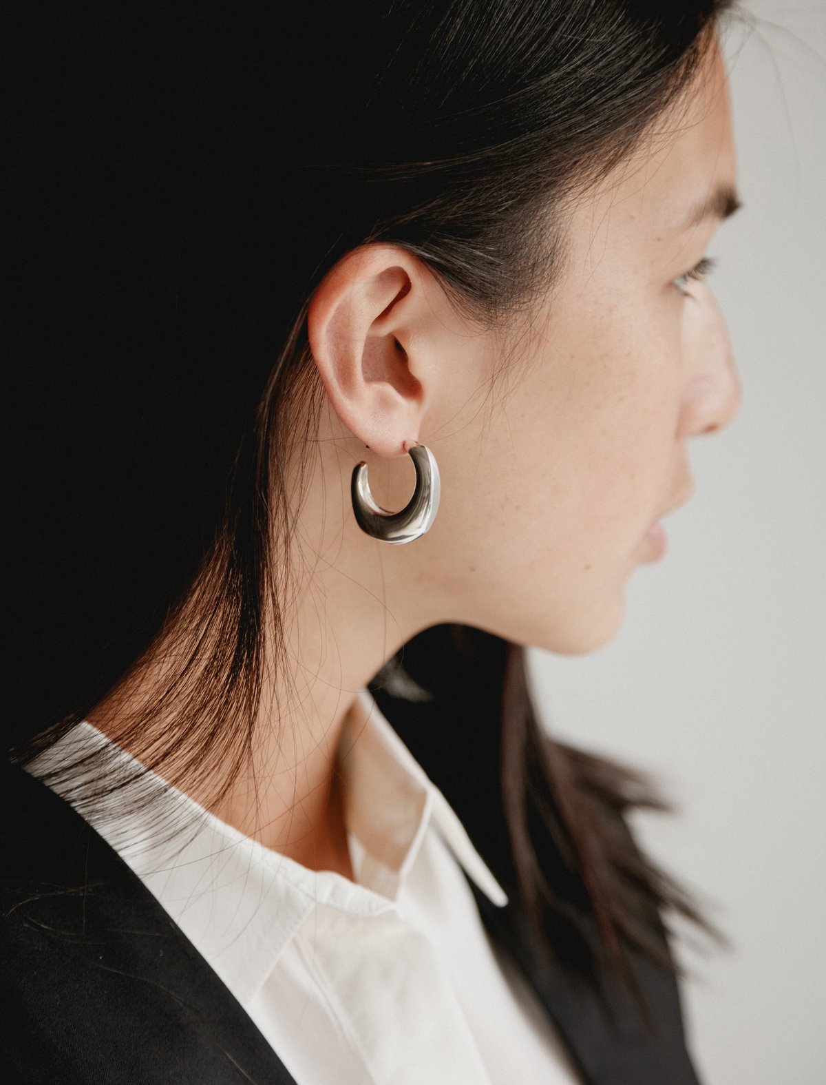 Ursa Major Yasmine Hoops - Silver | Garmentory