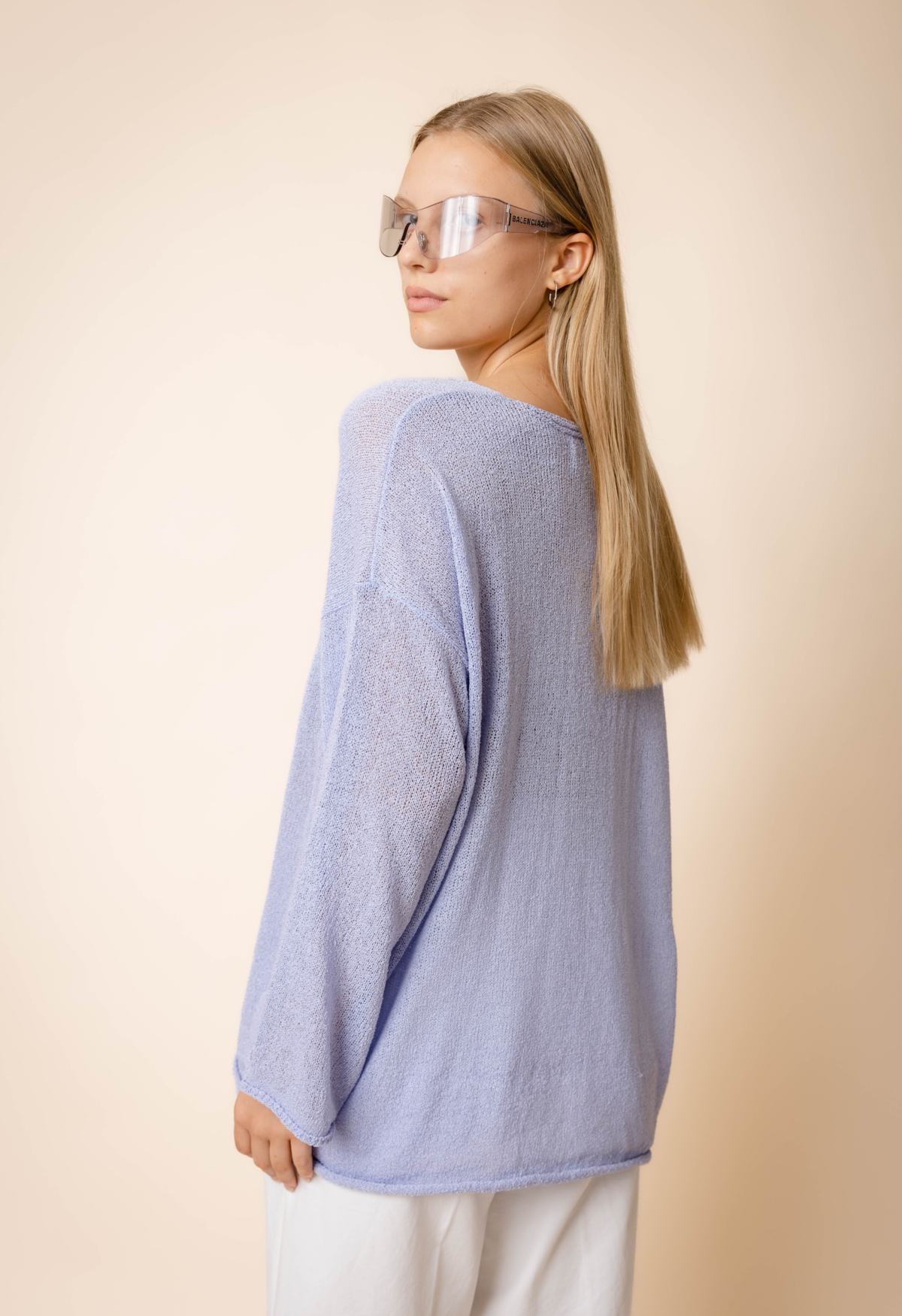 NKC Oversized Stitch Sweater - Periwinkle | Garmentory