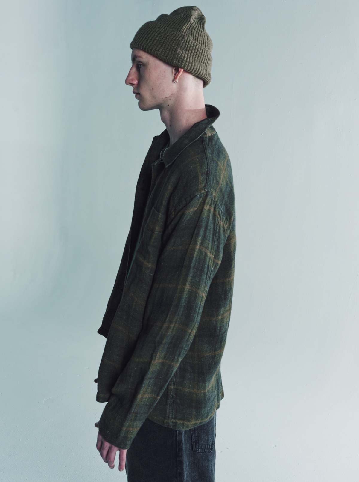 Our Legacy Linen Box Shirt - Mirage Wax Check | Garmentory
