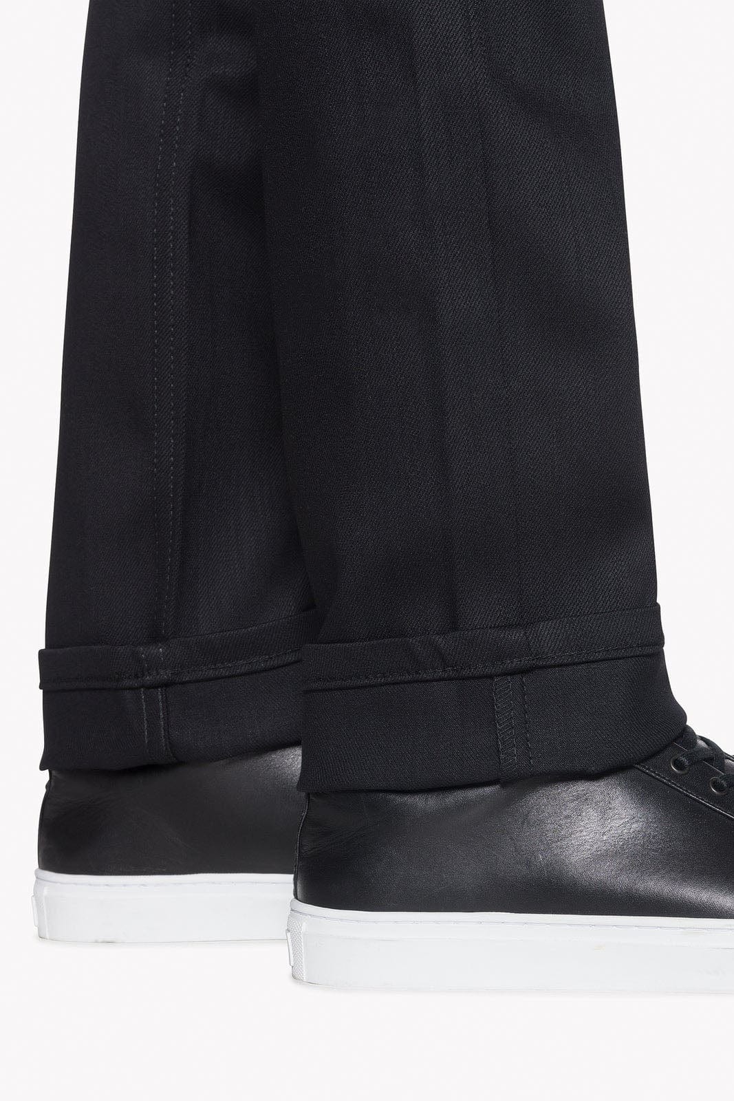 Naked & Famous Weird Guy denim - Black Power Stretch | Garmentory