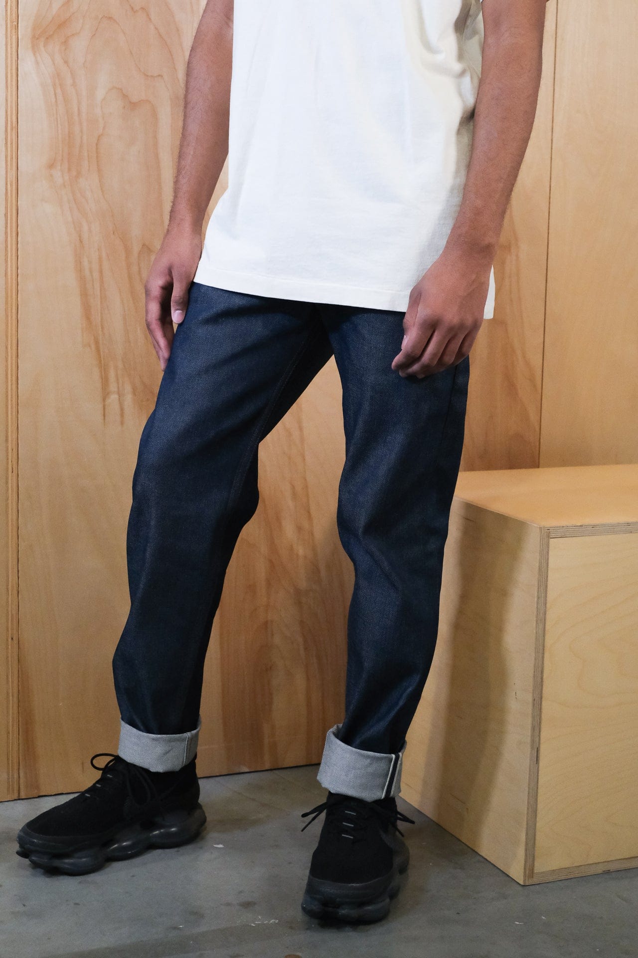 Naked & Famous Weird Guy denim - Natural Indigo Selvedge | Garmentory