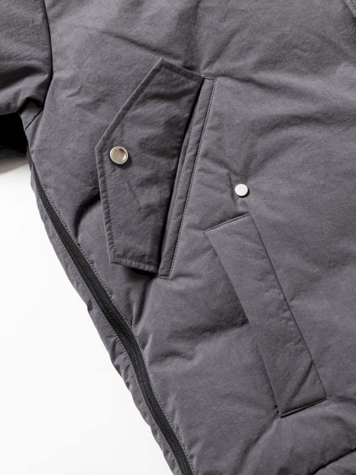 Meanswhile x IHNN Crisp Down JKT - Charcoal | Garmentory