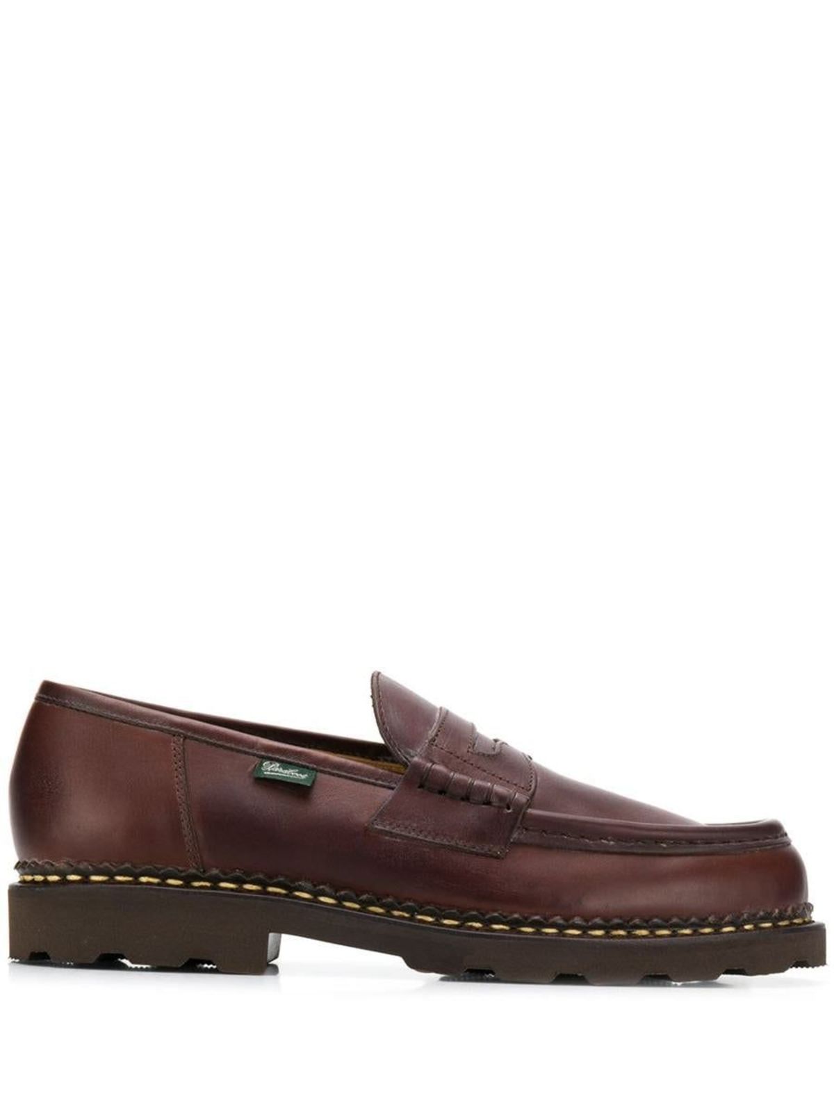 Paraboot Reims leather loafers - Brown | Garmentory