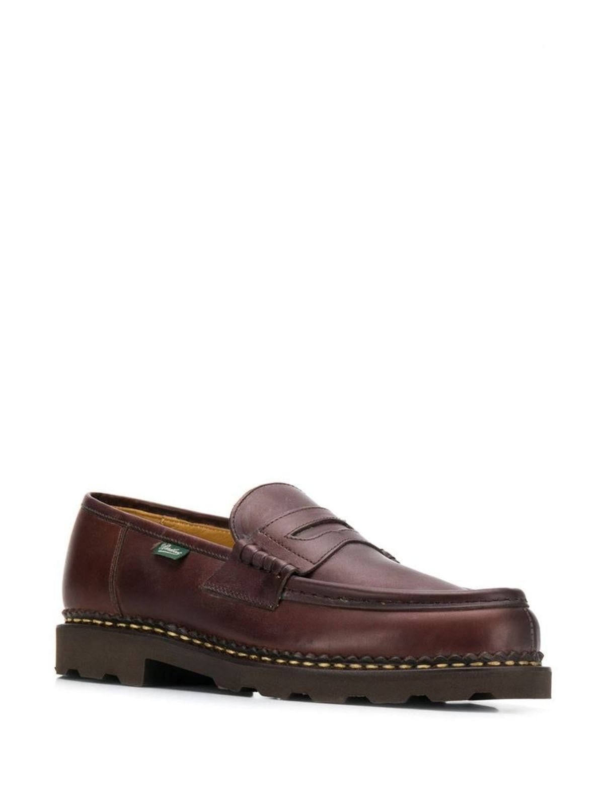 Paraboot Reims leather loafers - Brown | Garmentory
