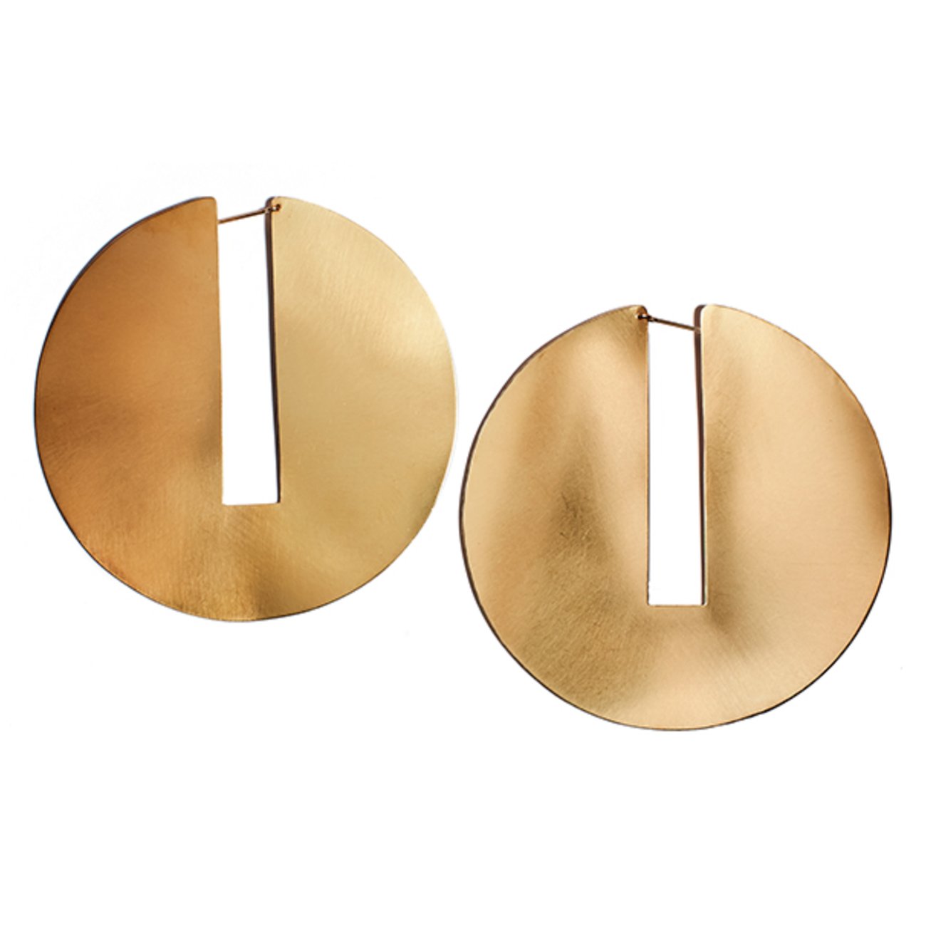 Lila Rice Split Disc Hoops | Garmentory