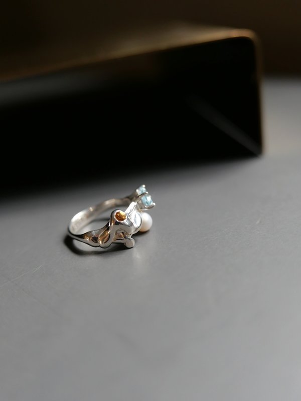 FARIS SILVER MENAGE RING - Multi | Garmentory