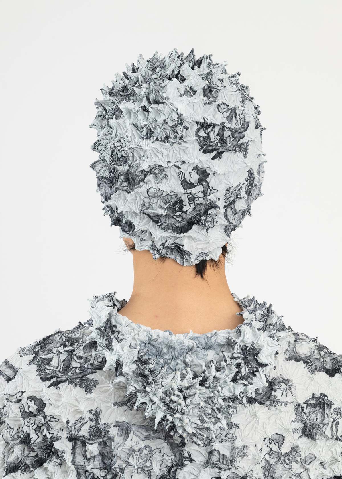 MASU COMIC TOILE DE JOUY SPIKY MASK - BLACK | Garmentory