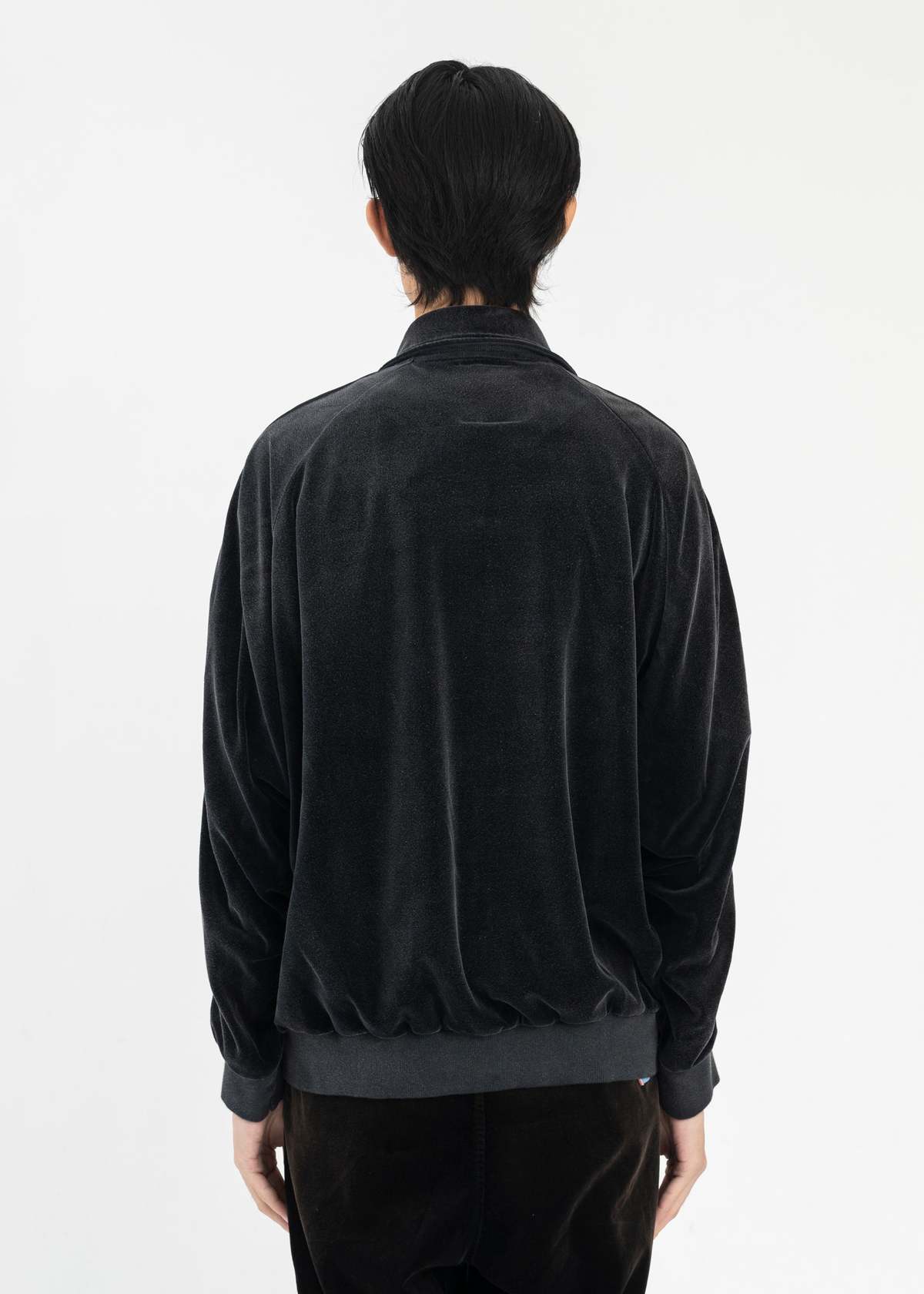 Mihara Yasuhiro Wide Back Velour Track Jacket - Black | Garmentory