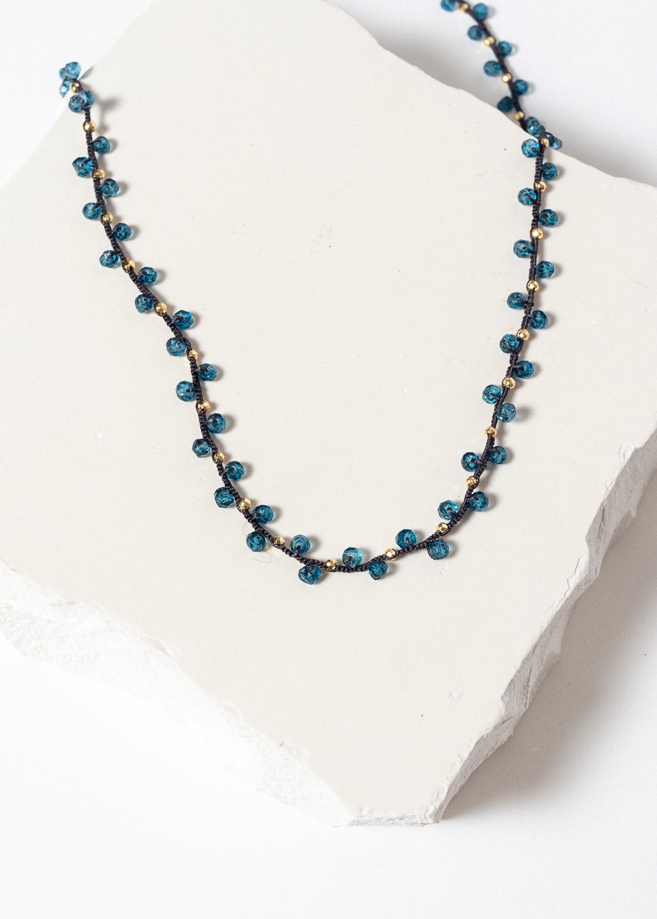 Danielle Welmond Woven Bead Necklace on Silk Cord | Garmentory