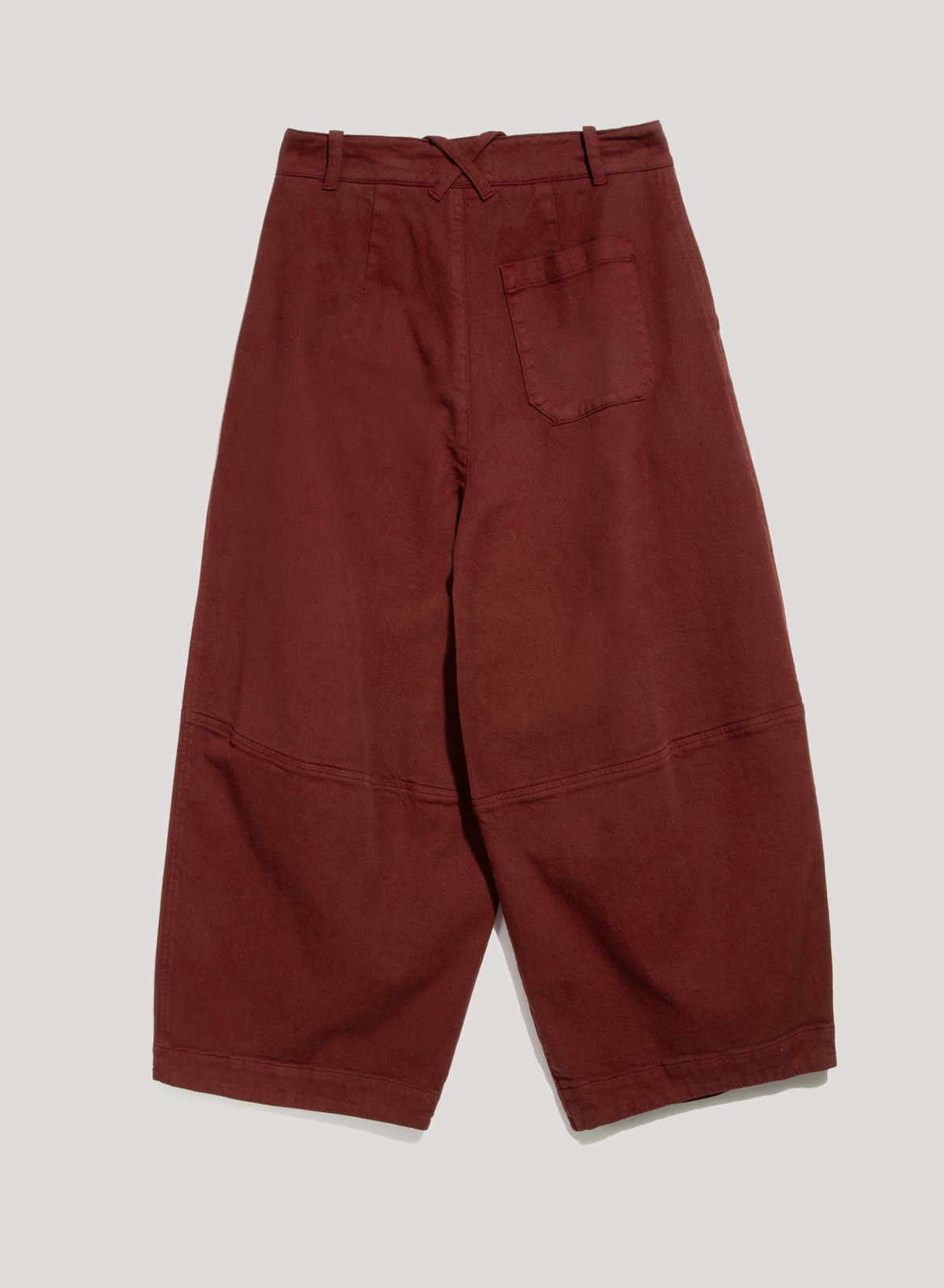 YMC Deadbeat Cotton Twill Trousers - Burgundy | Garmentory