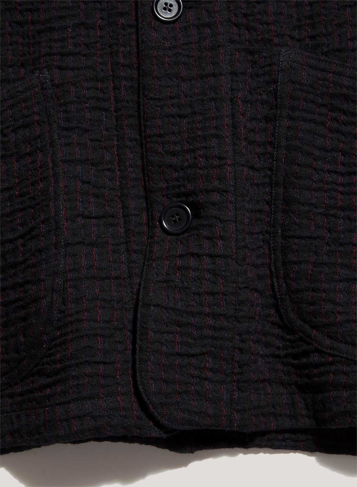 YMC Labour Chore Textured Jacket - Black | Garmentory