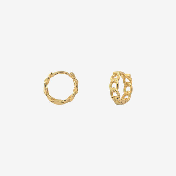 Caroline Najman Valmont Mini Hoop - Gold | Garmentory