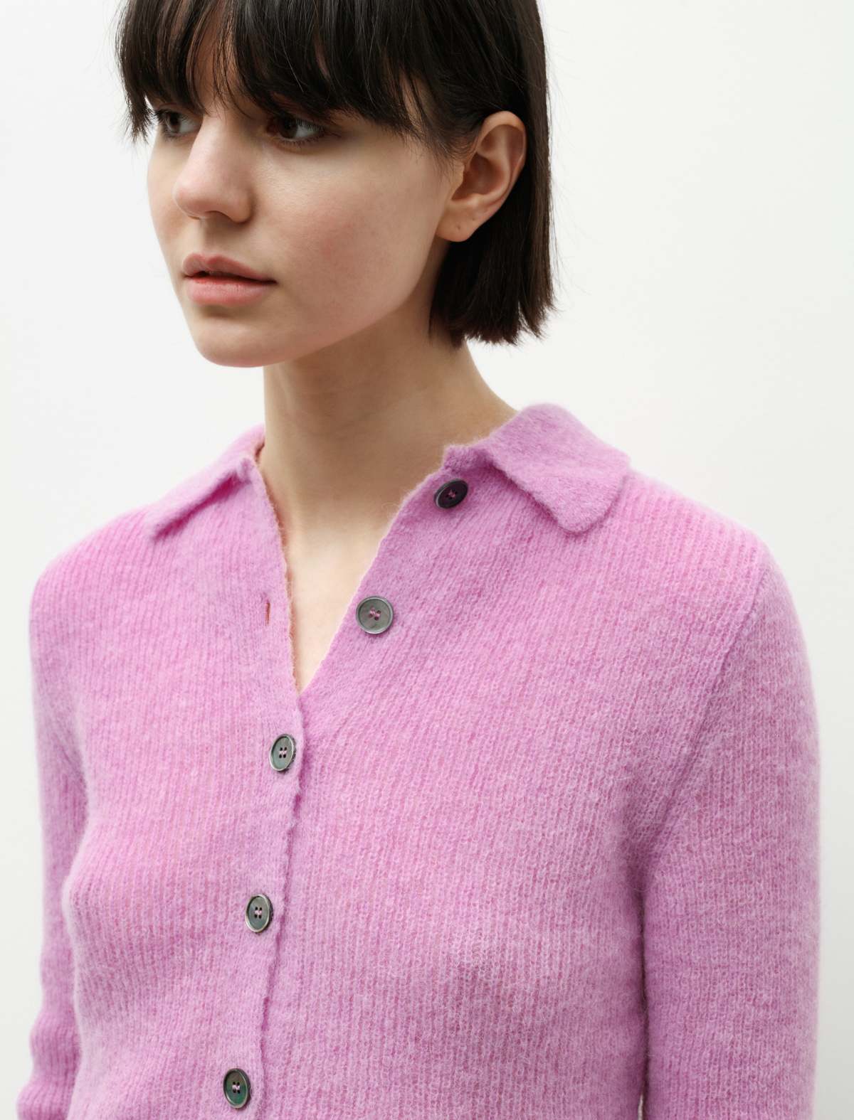 Our Legacy Fuzzy Alpaca Mazzy Polo - Candyfloss | Garmentory