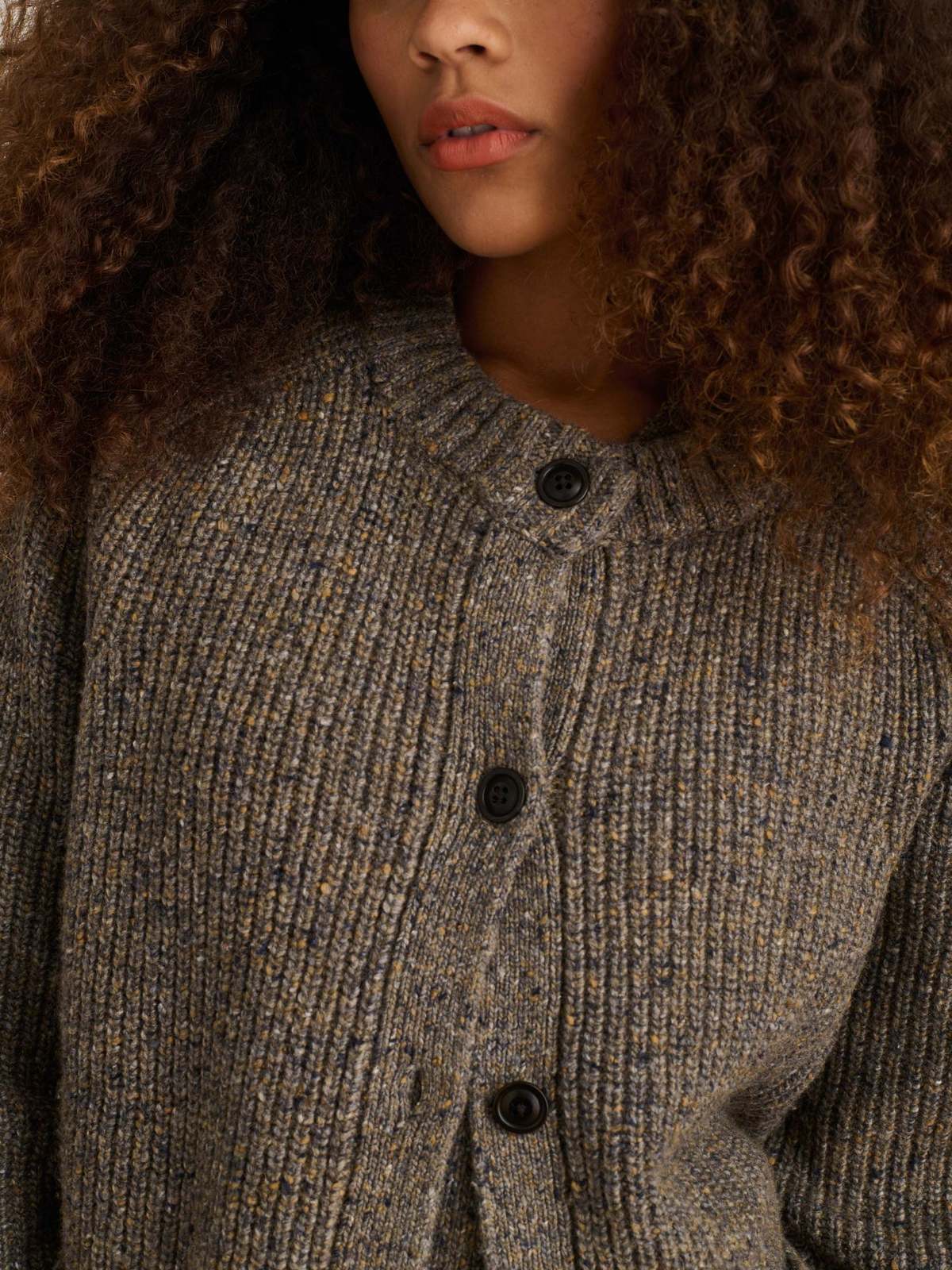 Alex Mill Chunky Rib Cardigan in Donegal | Garmentory