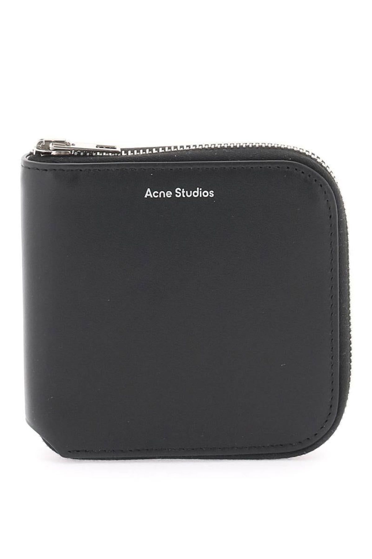 Acne Studios zip around wallet - Black | Garmentory