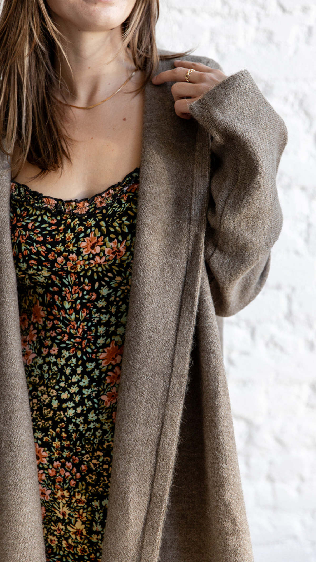 Grade & Gather Cait Cardigan - Field Grey | Garmentory