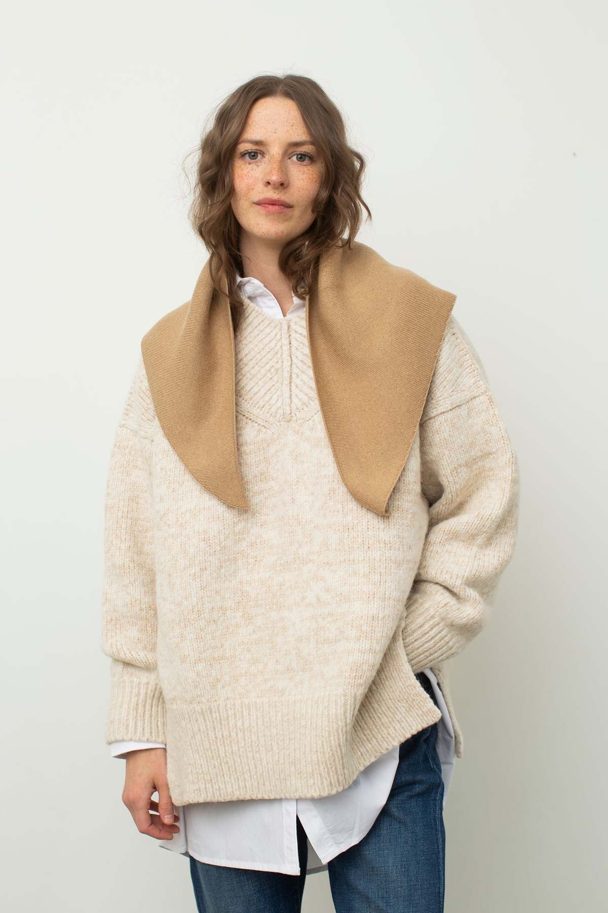 Micaela Greg Coco Sweater - cream | Garmentory