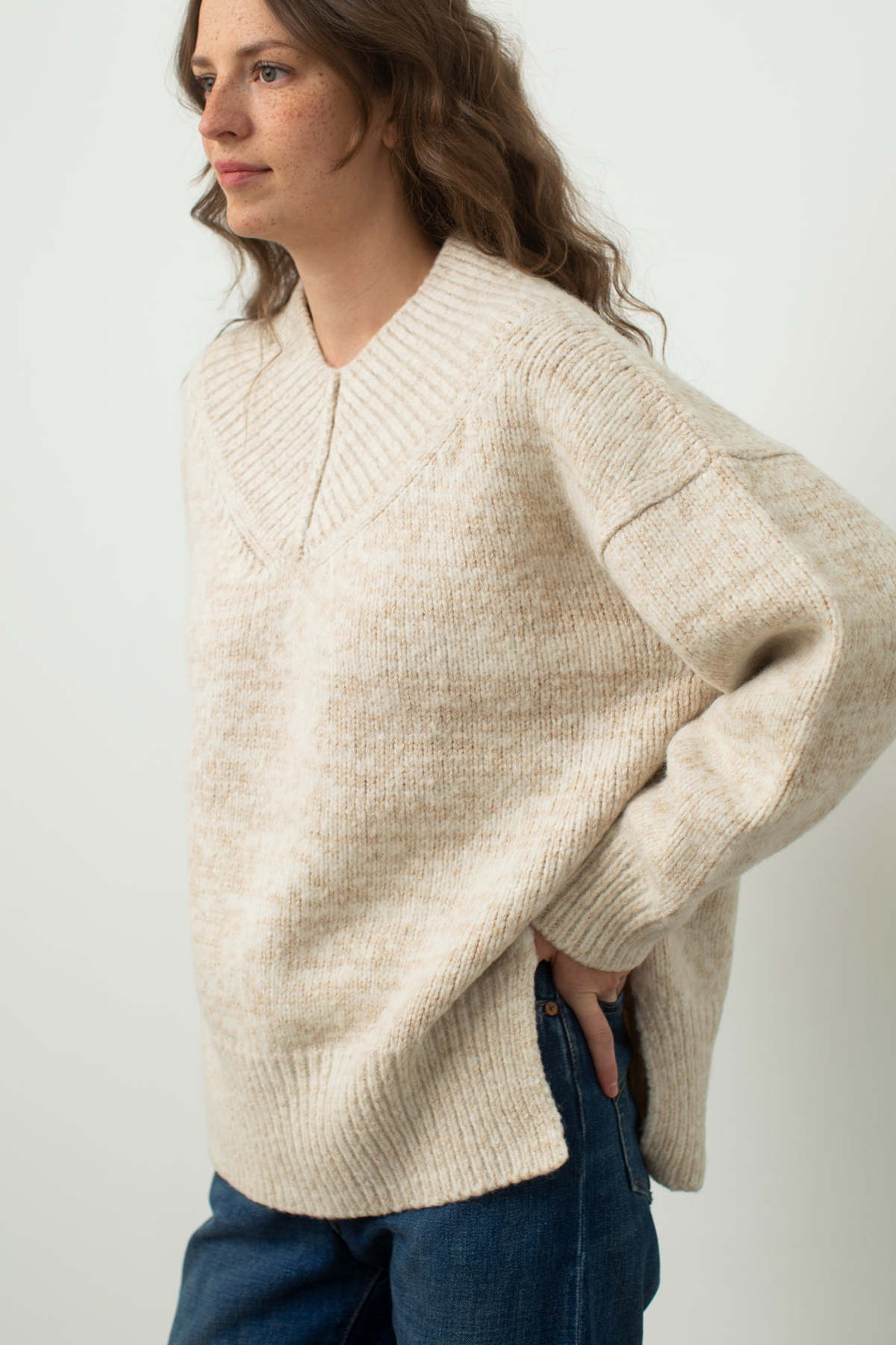 Micaela Greg Coco Sweater - cream | Garmentory