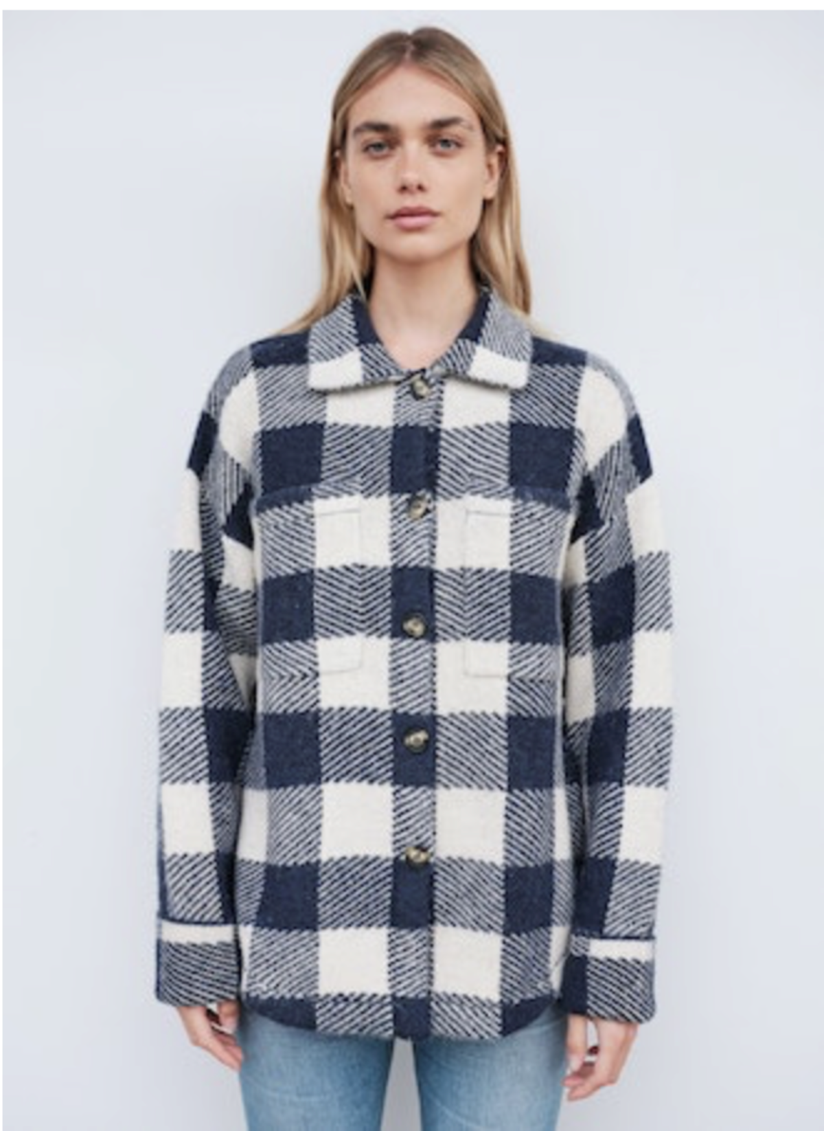 Sundry Lumberjack Jacket - Midnight/Cream | Garmentory