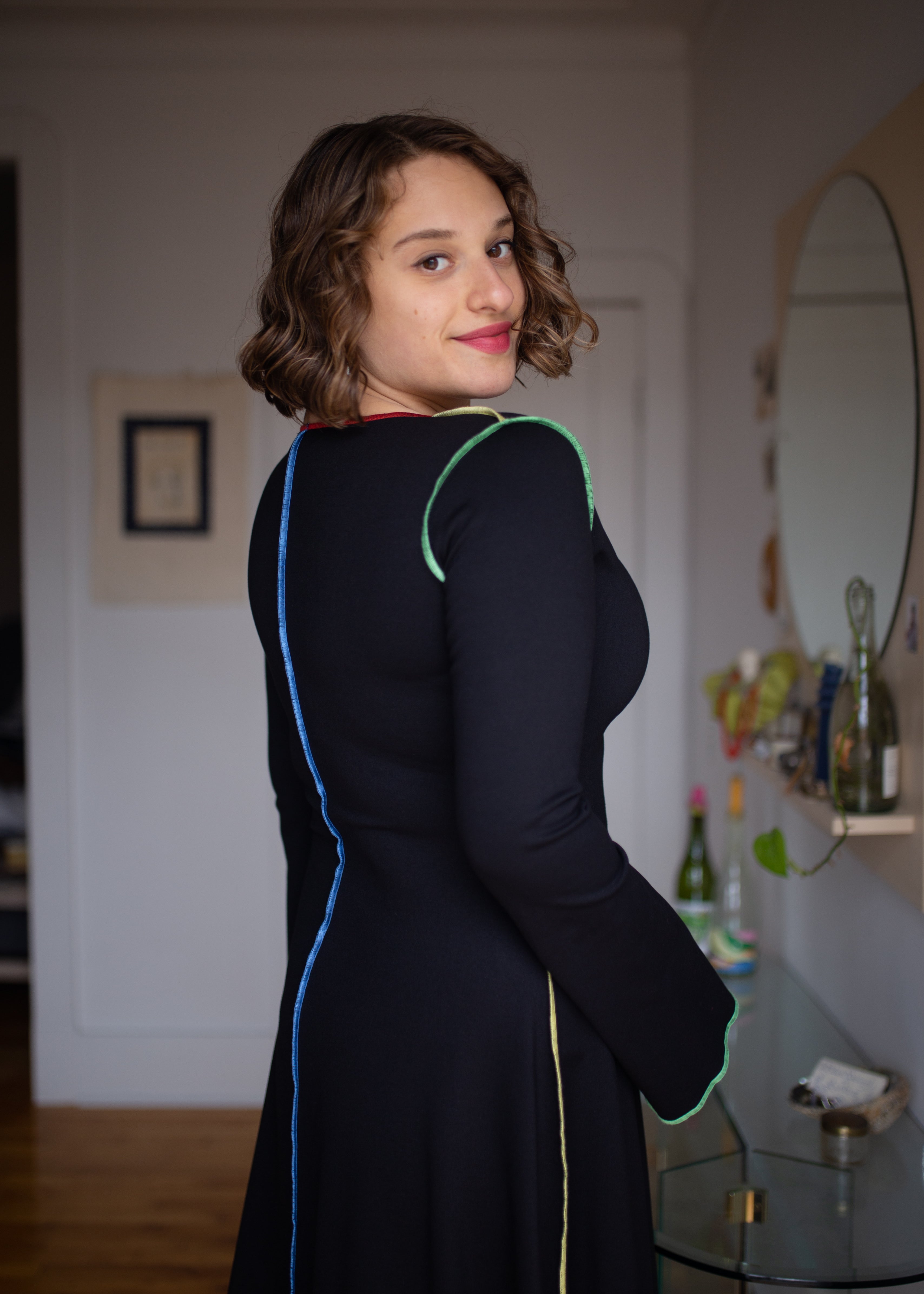 Eliza Faulkner Clara Dress - Black/Multi | Garmentory