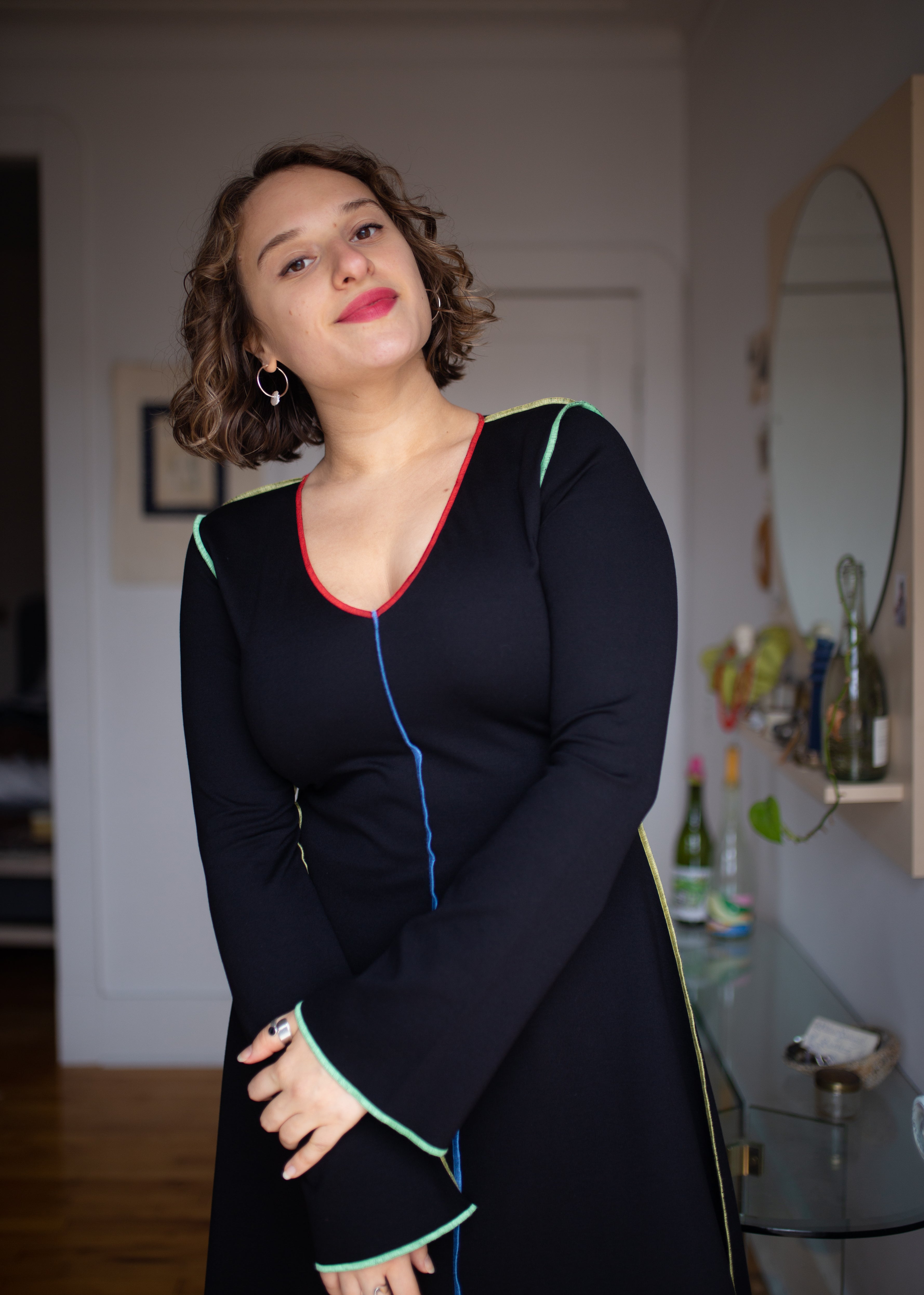 Eliza Faulkner Clara Dress - Black/Multi | Garmentory