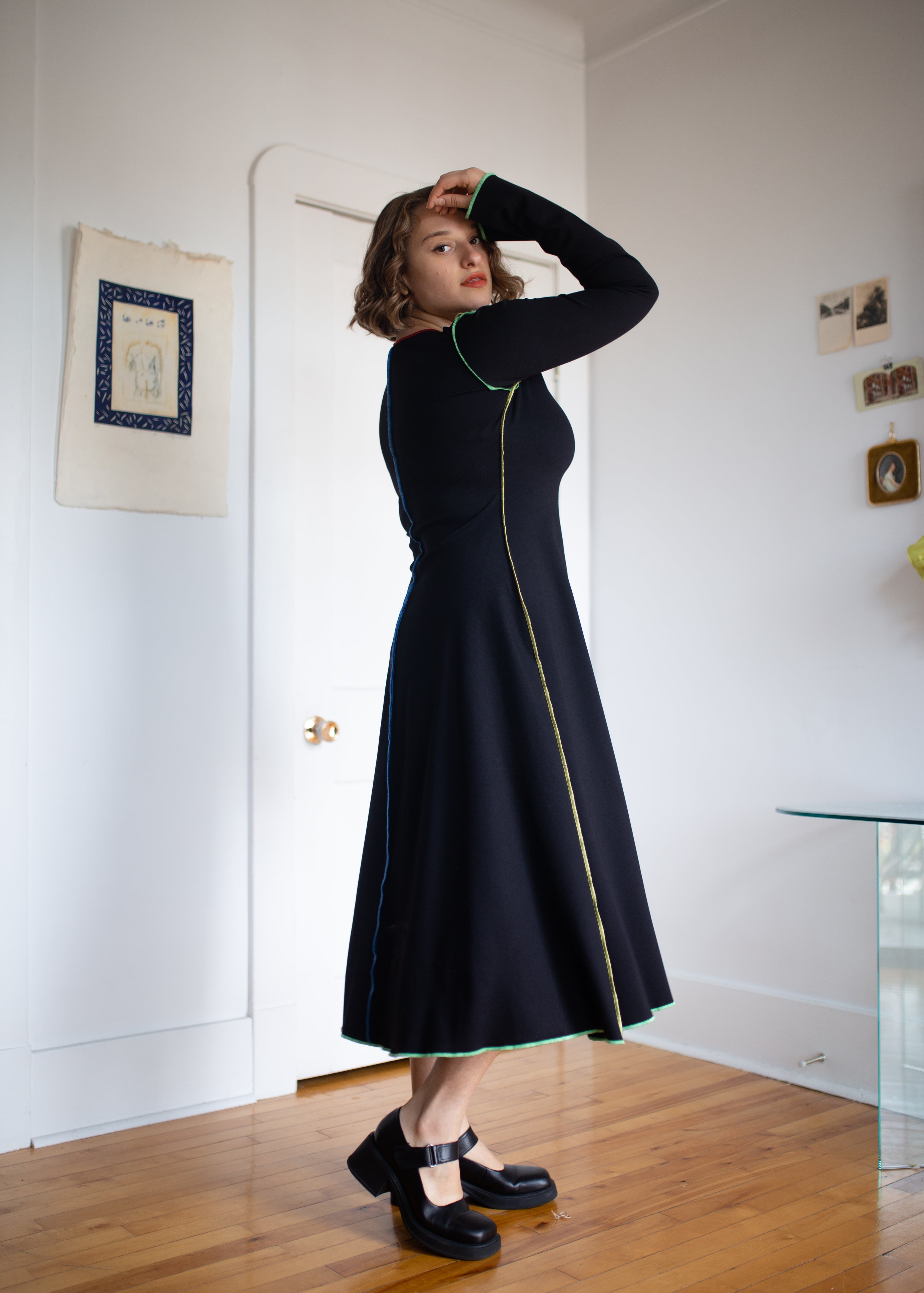 Eliza Faulkner Clara Dress - Black/Multi | Garmentory