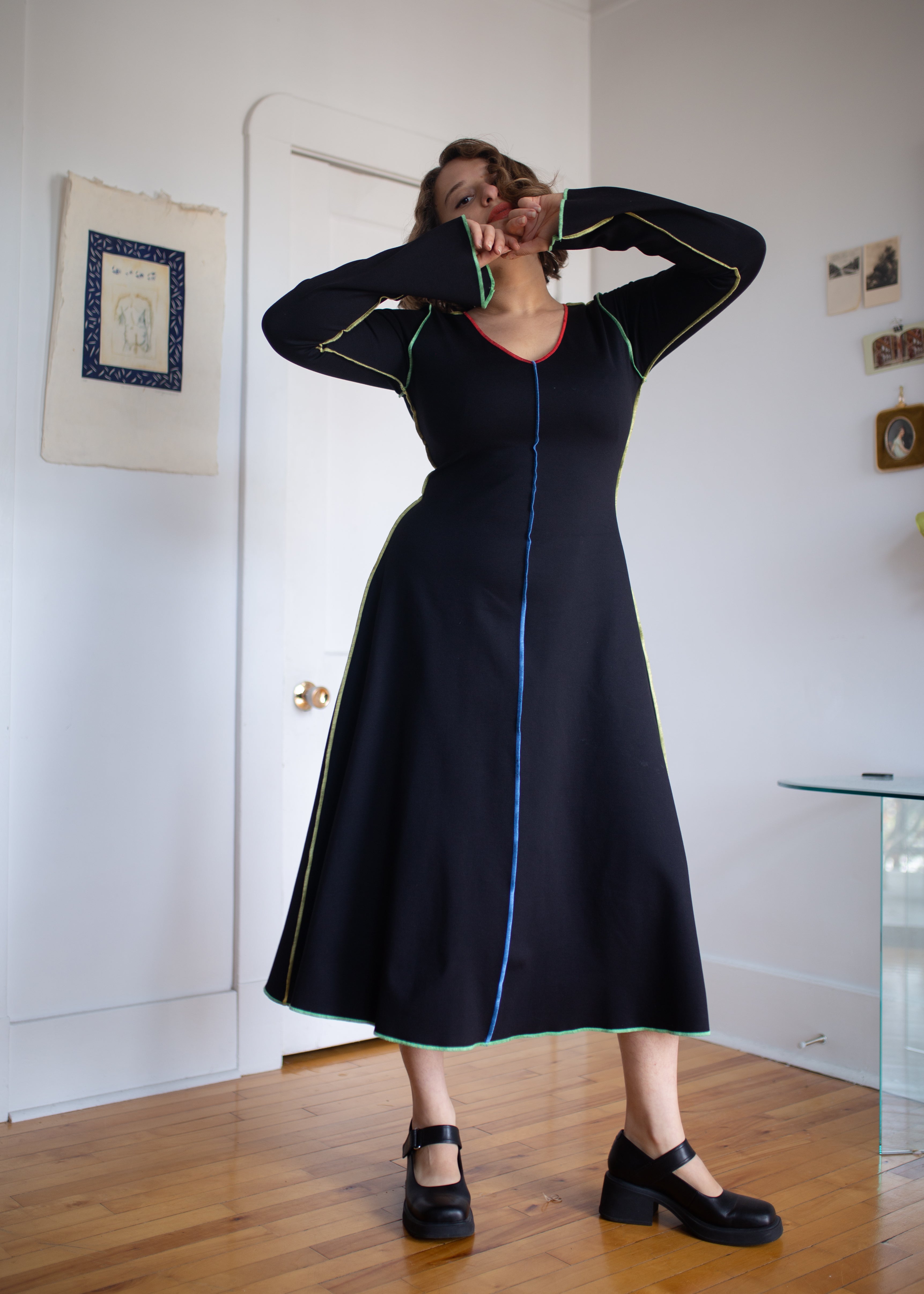 Eliza Faulkner Clara Dress - Black/Multi | Garmentory