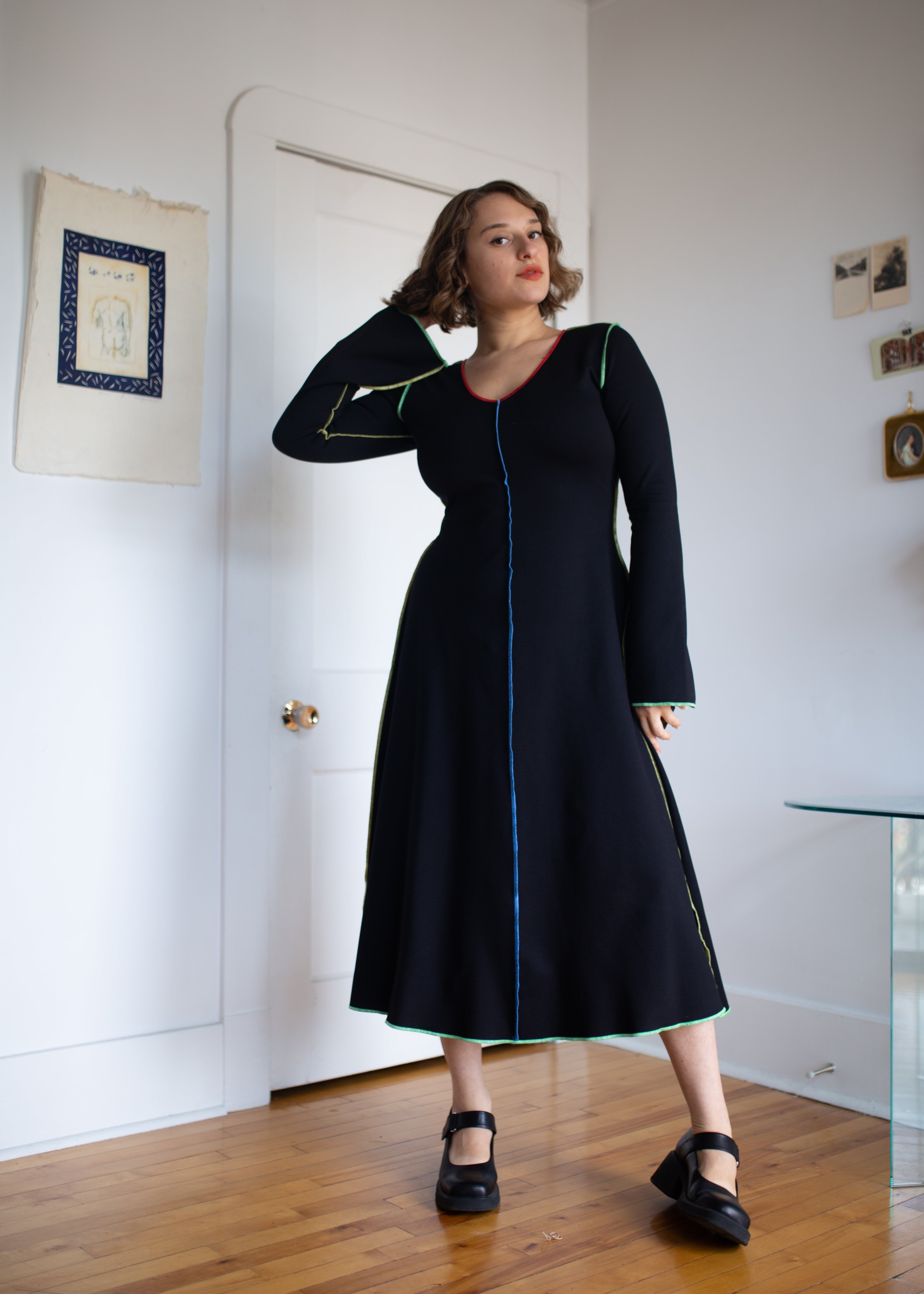 Eliza Faulkner Clara Dress - Black/Multi | Garmentory