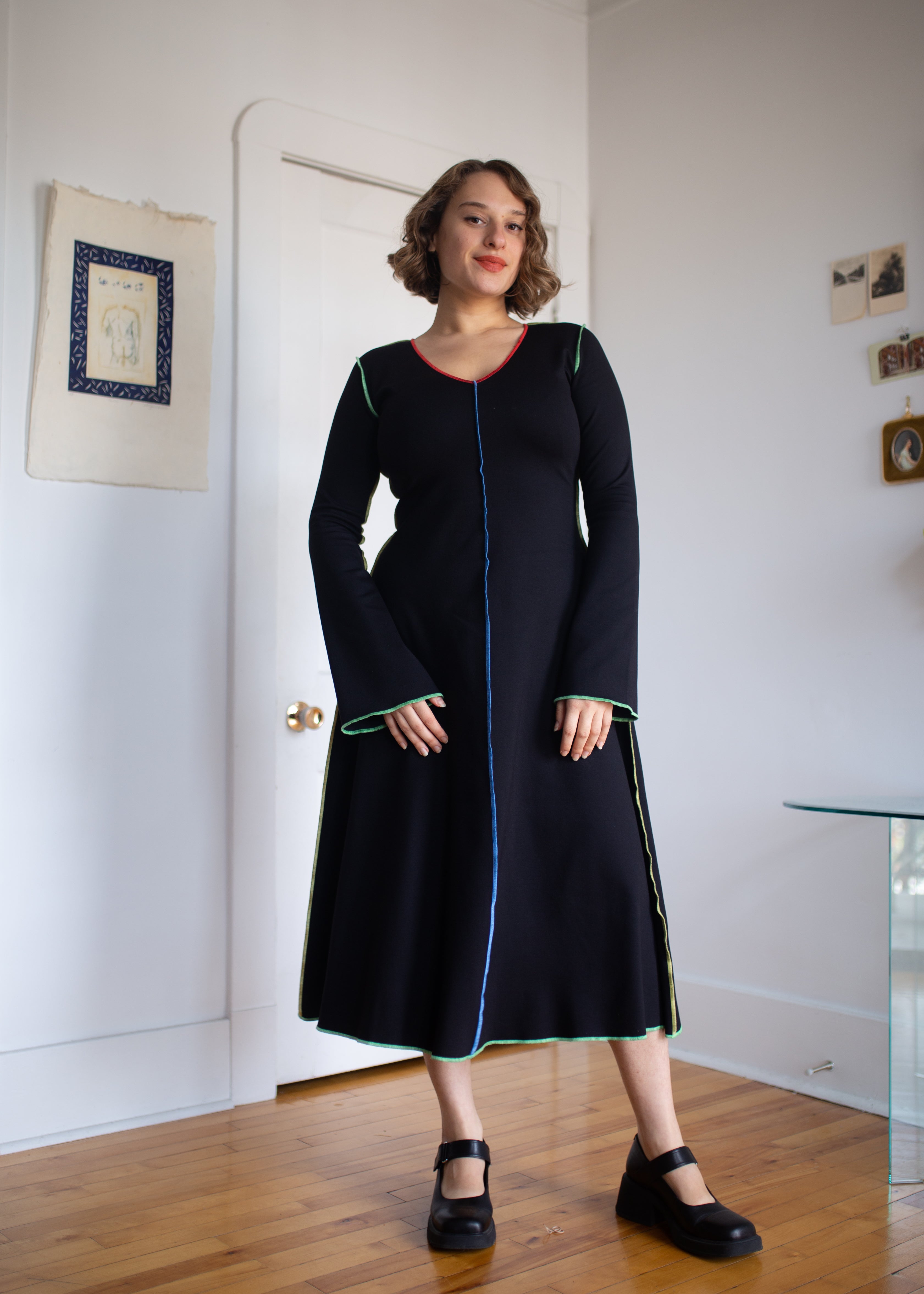 Eliza Faulkner Clara Dress - Black/Multi | Garmentory