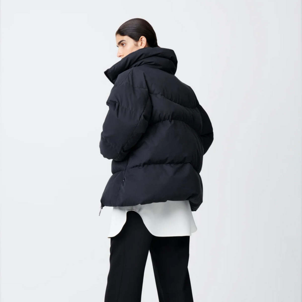 Studio Nicholson Basel Eco-Down Jacket - Dark Navy | Garmentory