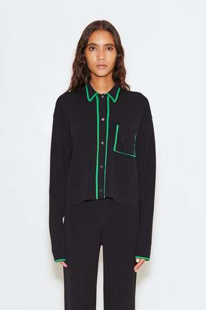 Knits By Cropped Blaz Jacket in Black | Garmentory