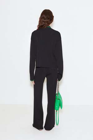 Knits By Cropped Blaz Jacket in Black | Garmentory
