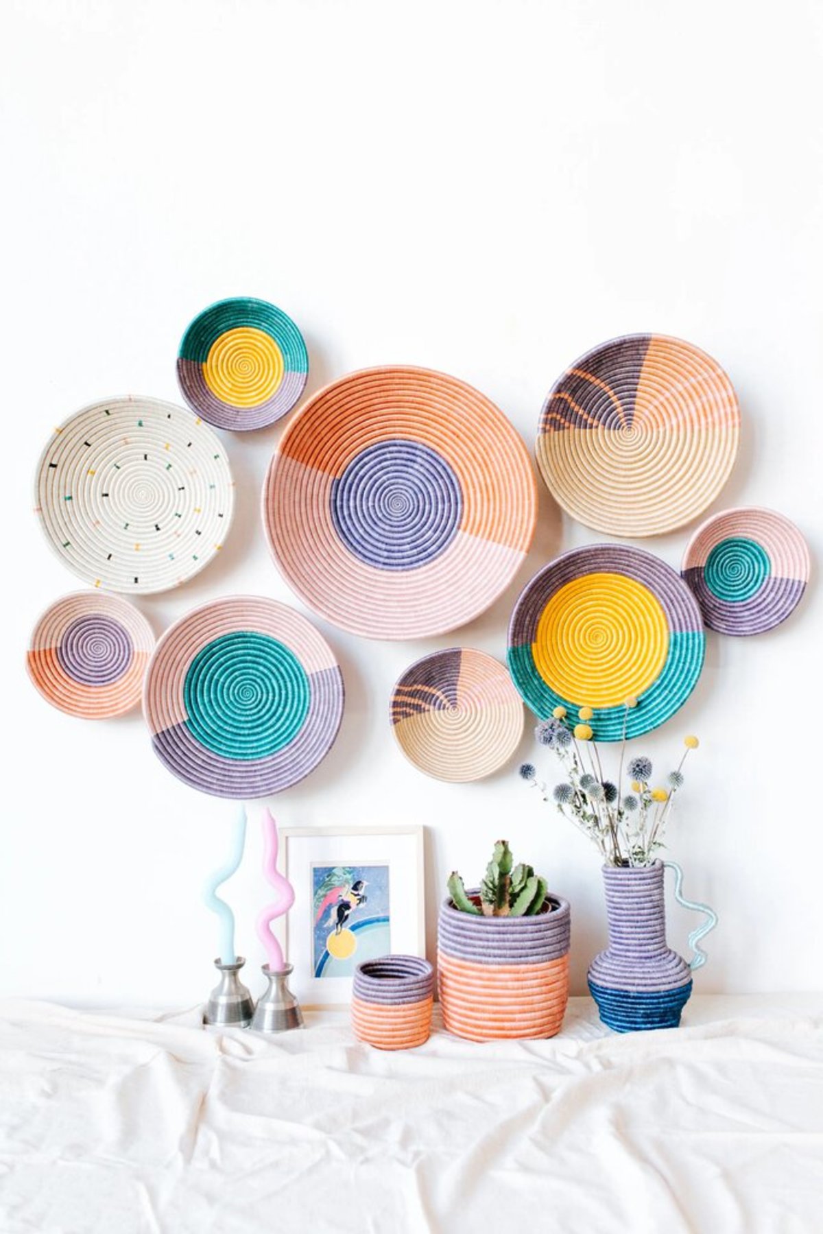 Amsha Rukoli Sisal & Sweetgrass Wall Basket | Garmentory