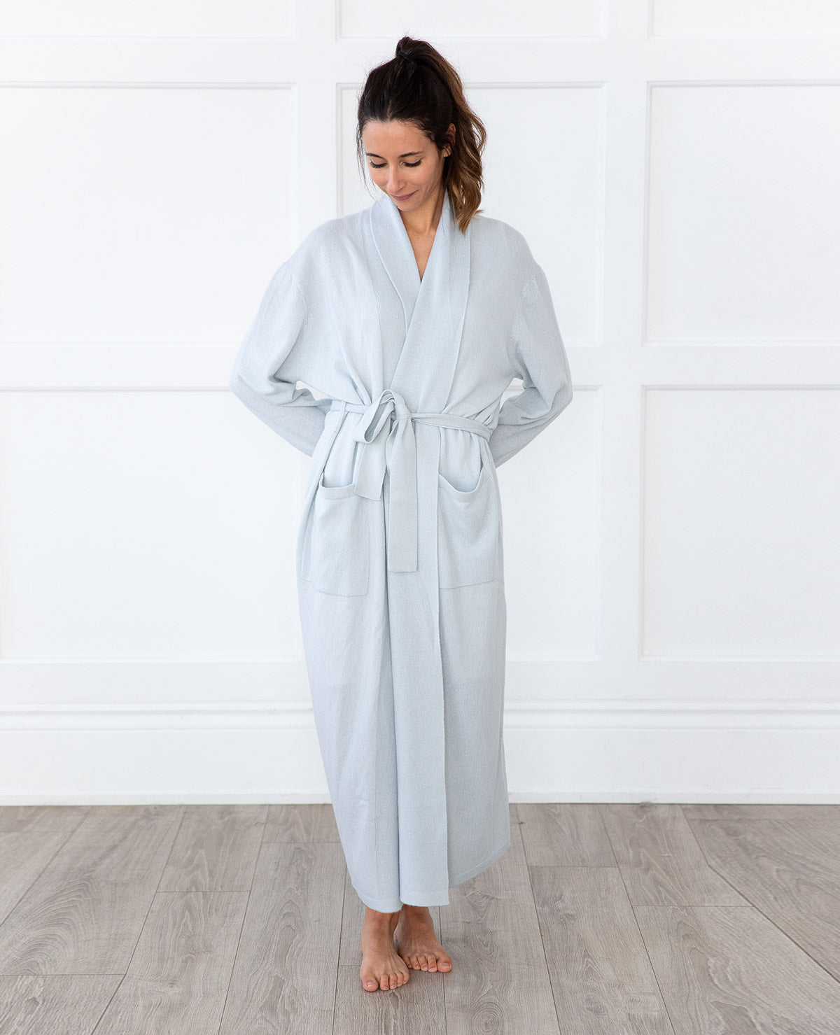 Arlotta Cashmere Long Wrap Robe | Garmentory