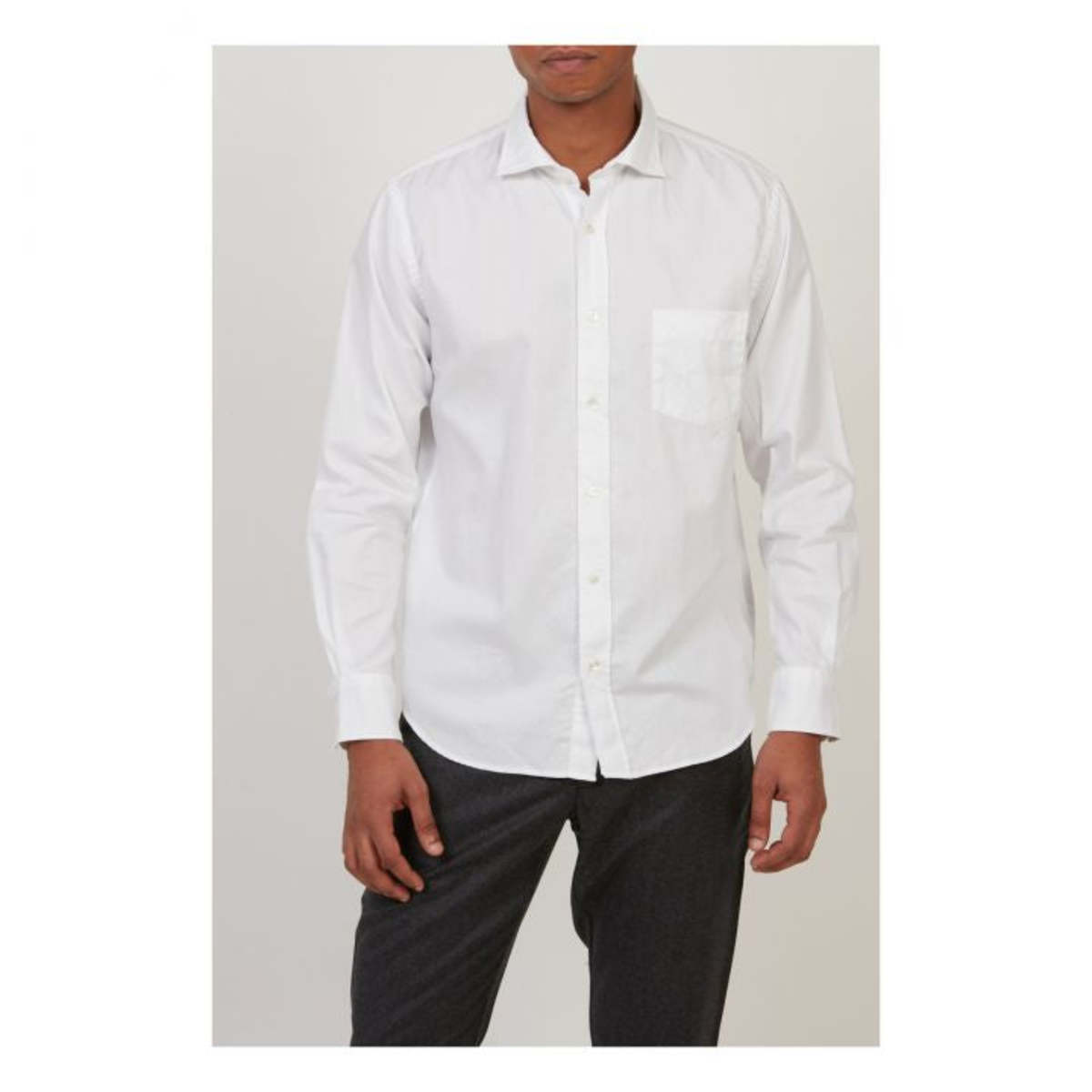 Hartford Paul Pat Button Down - White | Garmentory