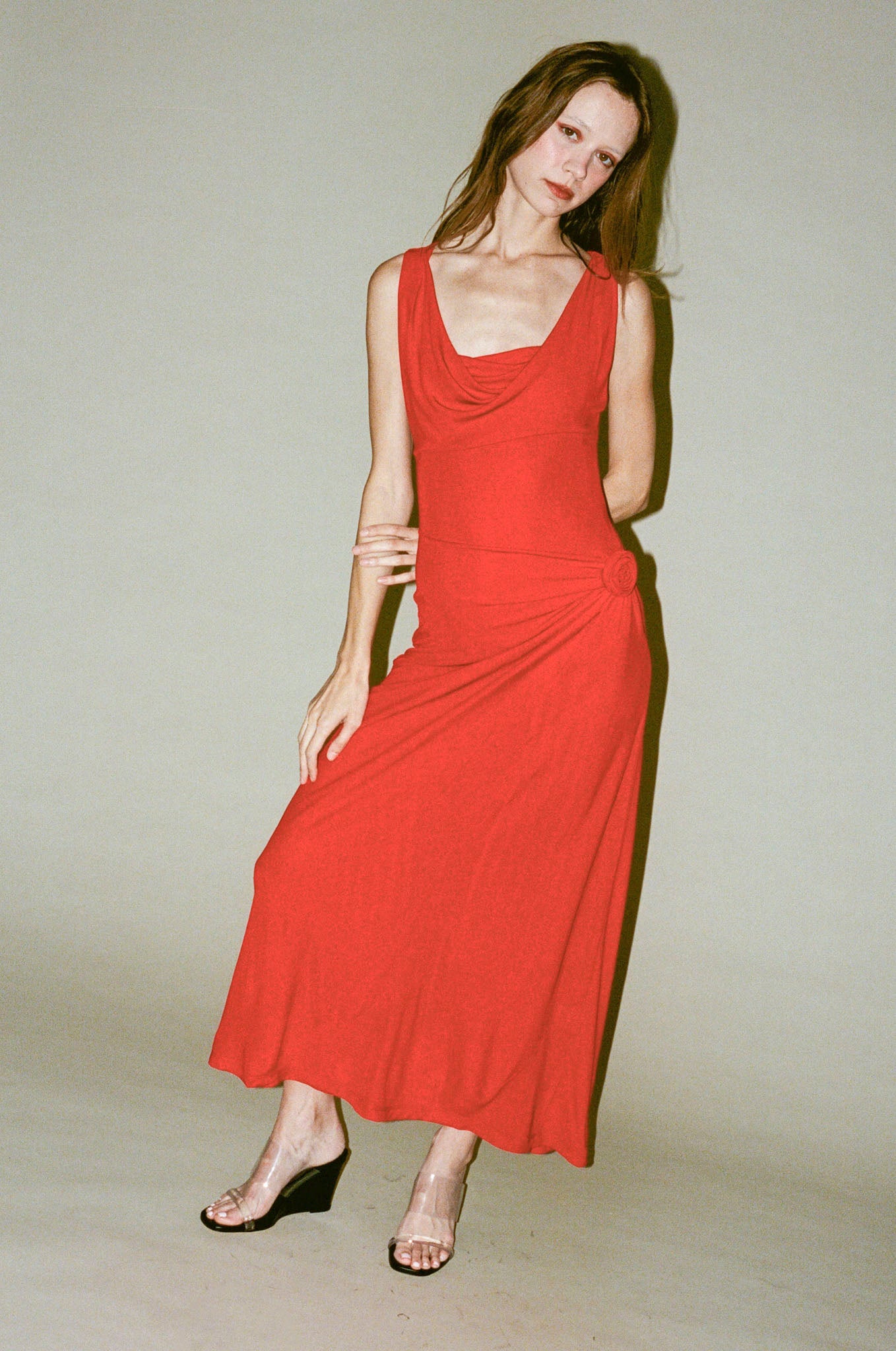 Sandy Liang Ness Dress - Red | Garmentory