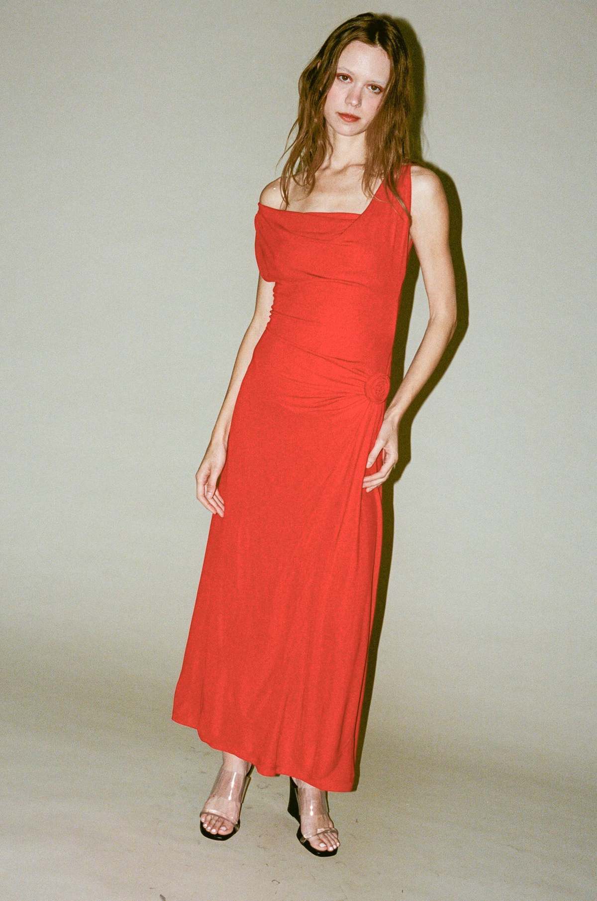 Sandy Liang Ness Dress - Red | Garmentory
