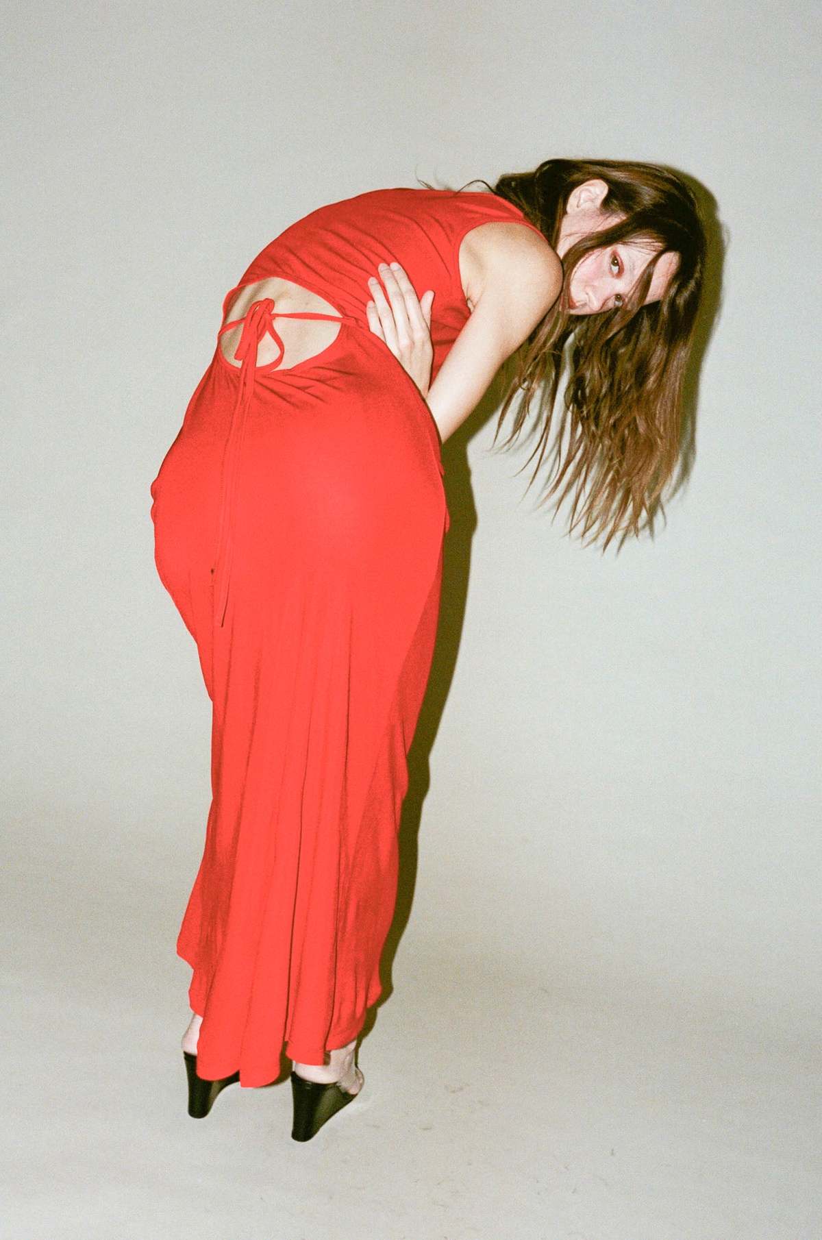 Sandy Liang Ness Dress - Red | Garmentory