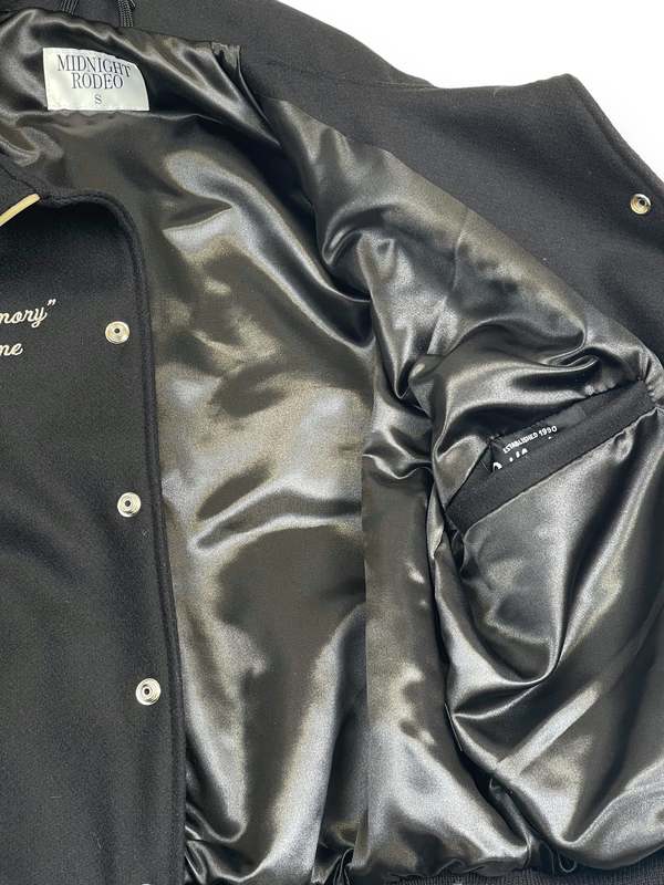 Midnight Rodeo Varsity Jacket - Black | Garmentory