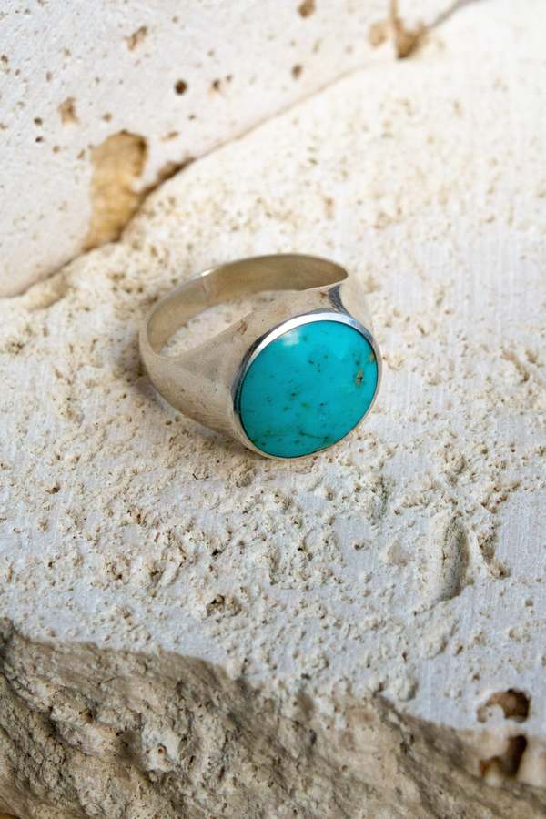 Sarah Safavi Jewelry Turquoise Signet Ring | Garmentory