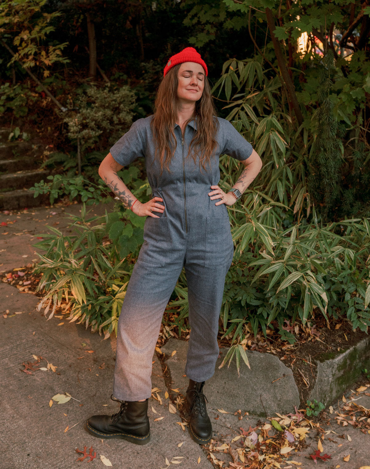 Noble Adult Denim Utility Suit - Blue | Garmentory