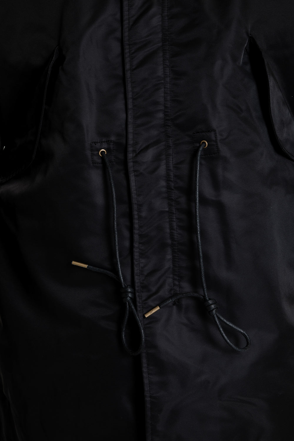 FRIZMWORKS Heavy Nylon M65 Fishtail Parka - Black | Garmentory