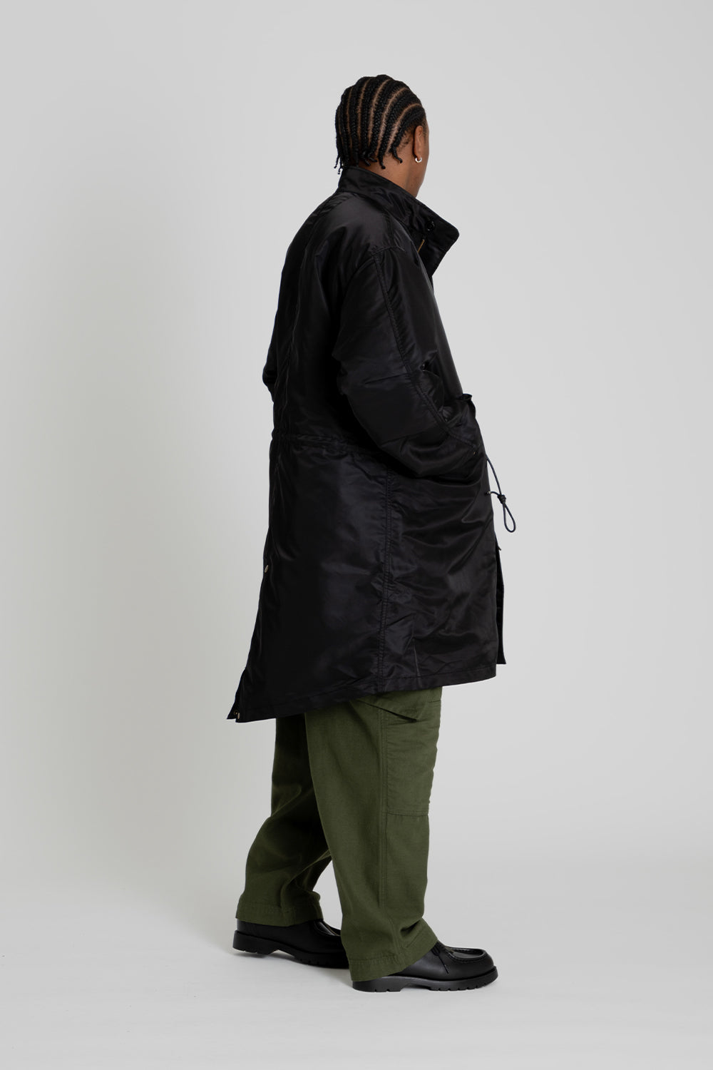 FRIZMWORKS Heavy Nylon M65 Fishtail Parka - Black | Garmentory